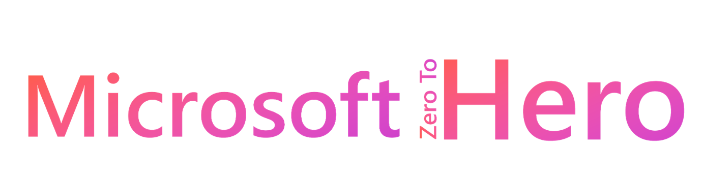 Microsoft Hero - Welcome